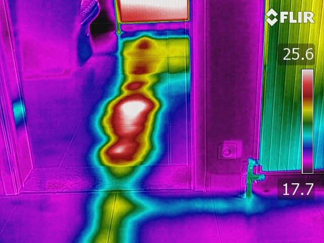 Infrared leak detection: Pipe inspection using a camera | Cibor